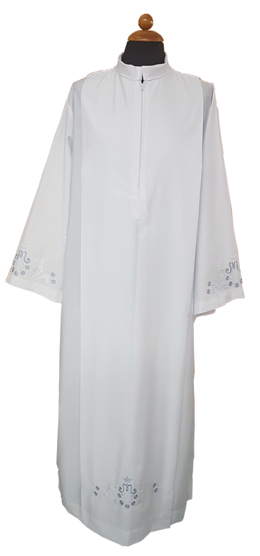 Camice da prete misto cotone mariano con monogramma